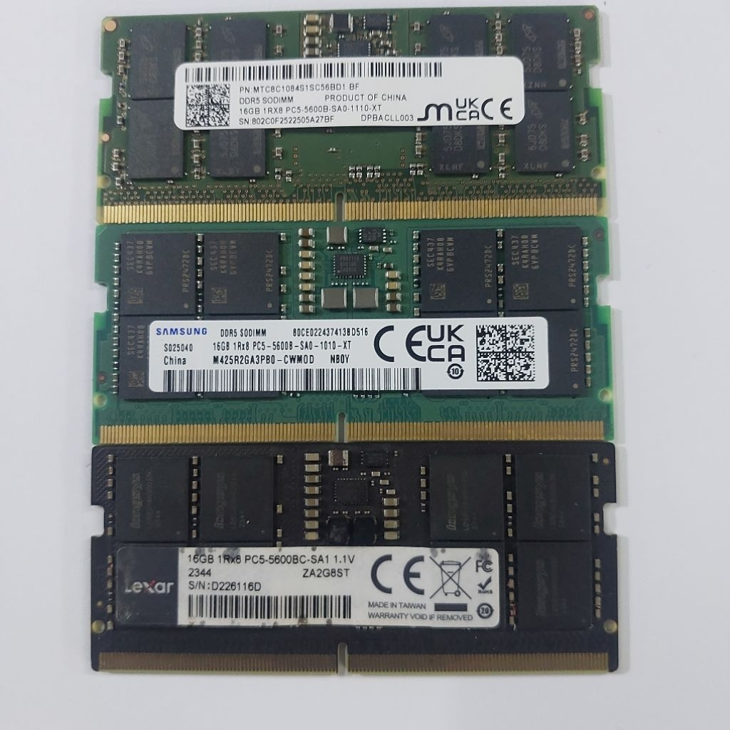 Jual Ram memory memori sodim laptop 16gb ddr5 pc5-5600 murah | Shopee ...