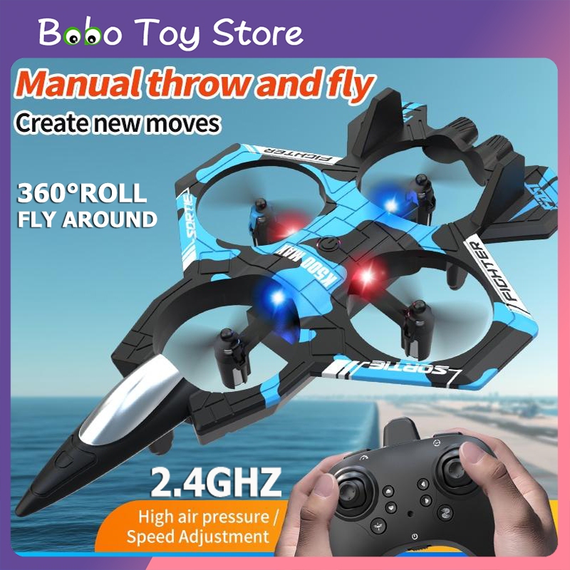 Jual BOBO 2.4GHZ Pesawat Remote Control Terbang RC Tempur Mini Airplane ...