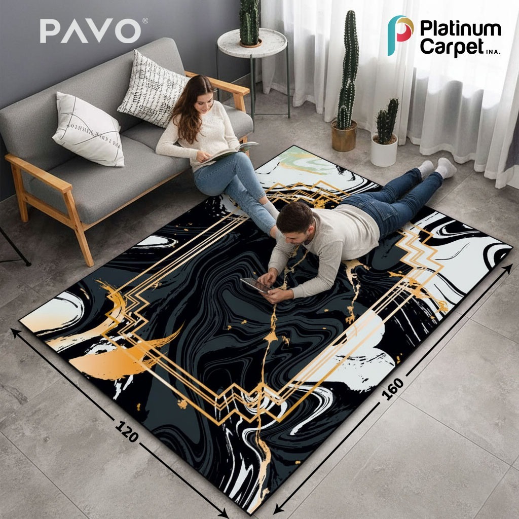 Jual Karpet Lantai 120x160 Anti Slip Kamar Tidur Minimalis Pavo ...