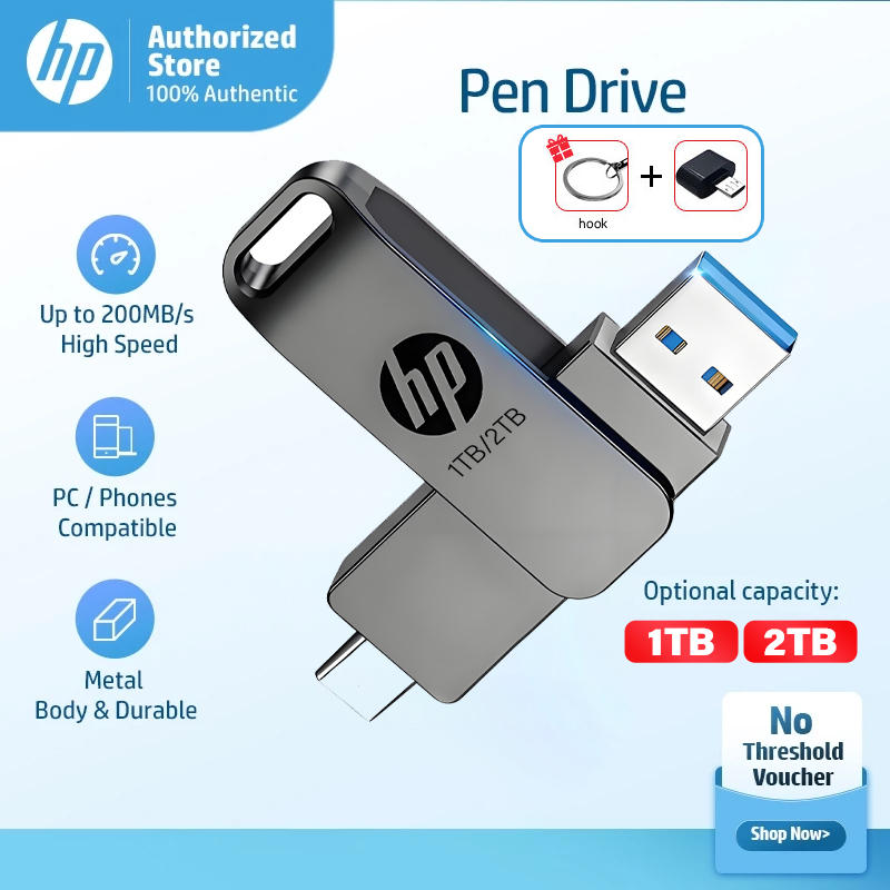 Jual HP 1TB 2TB Flash Drive for Android HP OTG Flashdisk High Speed USB ...