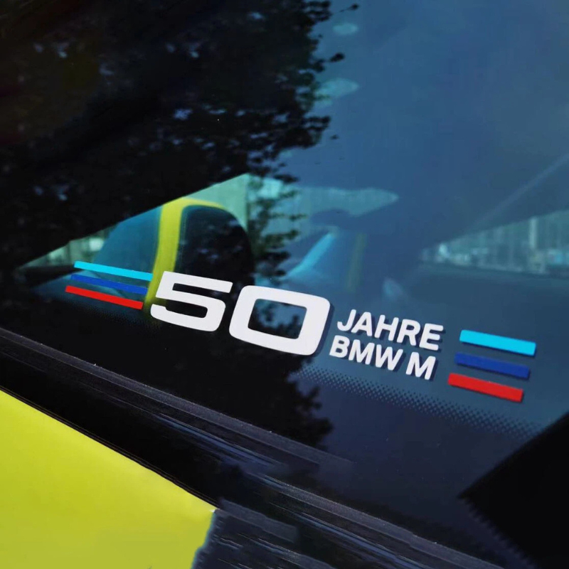 Jual Sticker BMW 50th Anniversary M Car Stickers (2 Pcs) | Shopee Indonesia