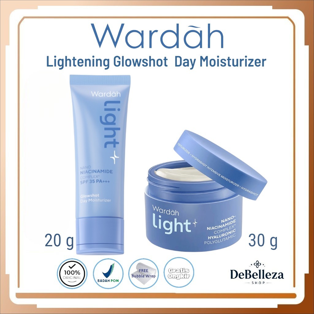 Jual Wardah Lightening Glowshot Day Moisturizer - Light Niacinamide Day ...