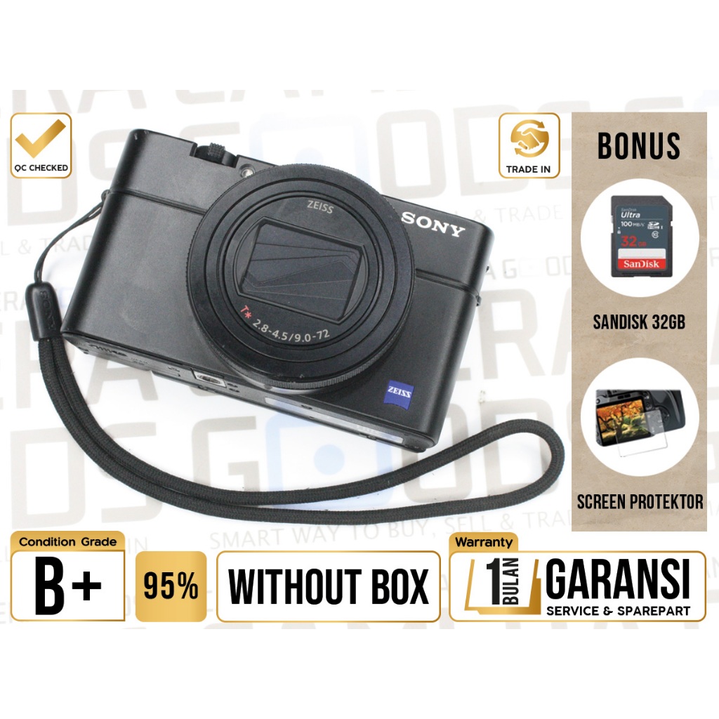 Jual Kamera Sony RX100 VI Compact Camera Digital Pocket Digicam Used ...
