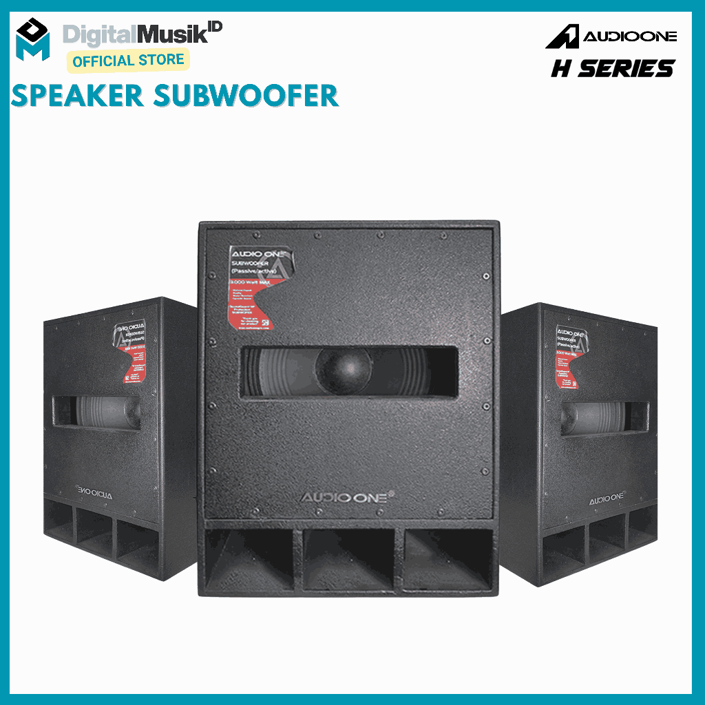 Jual AUDIO ONE Subwoofer 15 / 18 Inch Aktif Pasif H 115/118 Super Bass Speaker Sound System ...