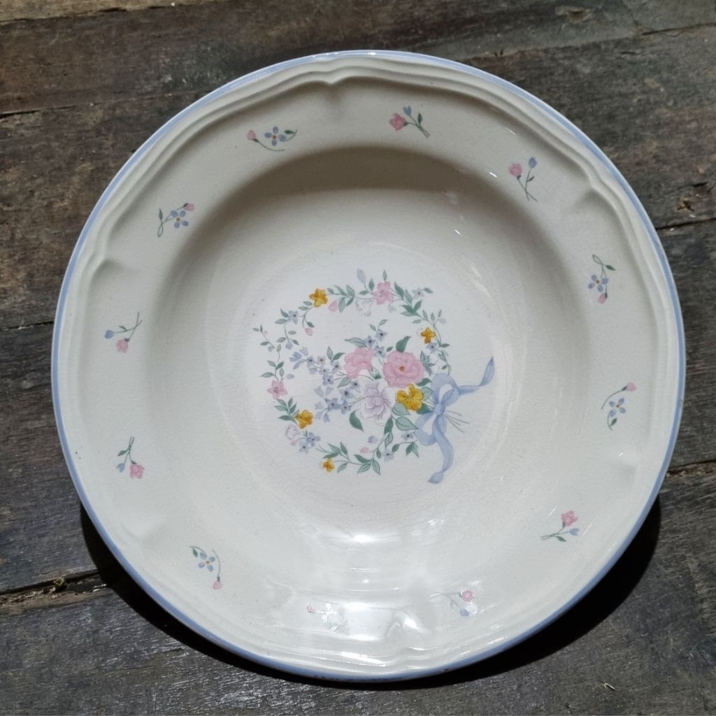 Jual Piring Motif Bunga Floral Vintage Koleksi Piring Cantik 6 | Shopee ...