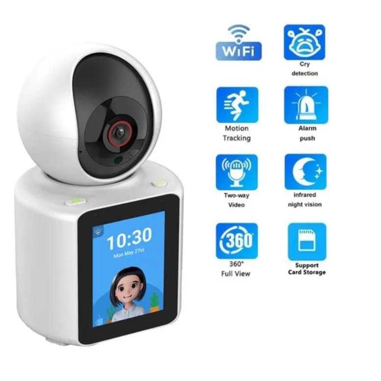 Jual CCTV Wifi V360 Pro1080p Ip Cam 3MP Video Call Two Way Smart Camera ...