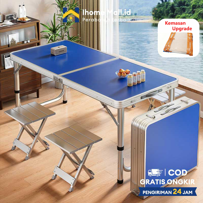 Jual Meja Lipat Koper Meja Lipat Jualan 120x60cm Aluminium Meja Camping ...