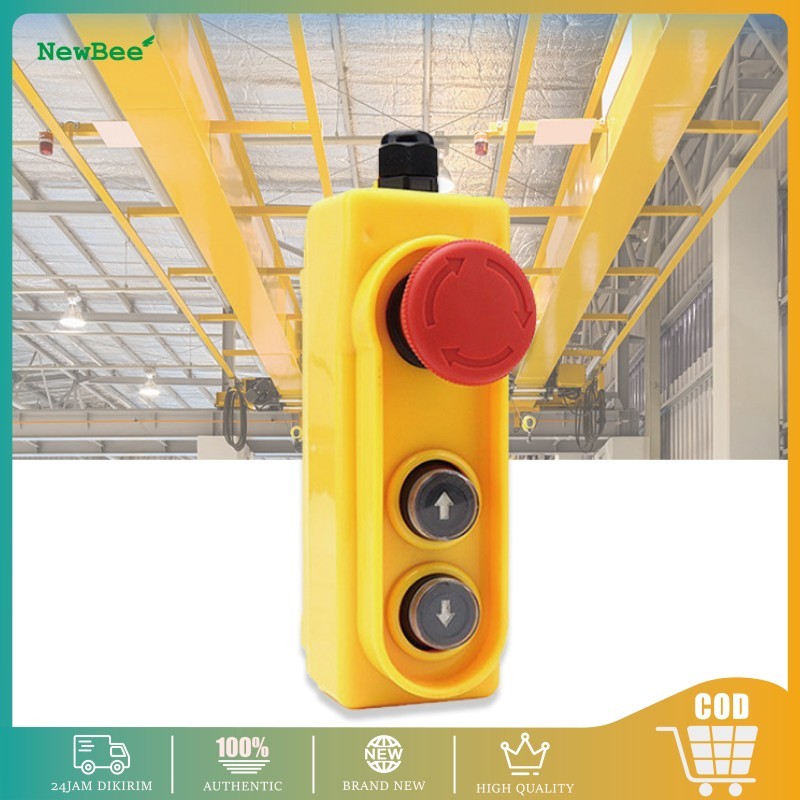 Jual Hoist Switch Push Button Hoist 3 Tombol Remote Control Electric ...