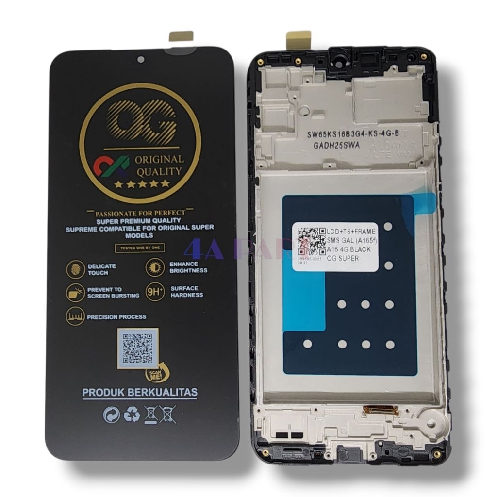Jual LCD SAMSUNG A16 4G / SAM A165F FULLSET | Shopee Indonesia