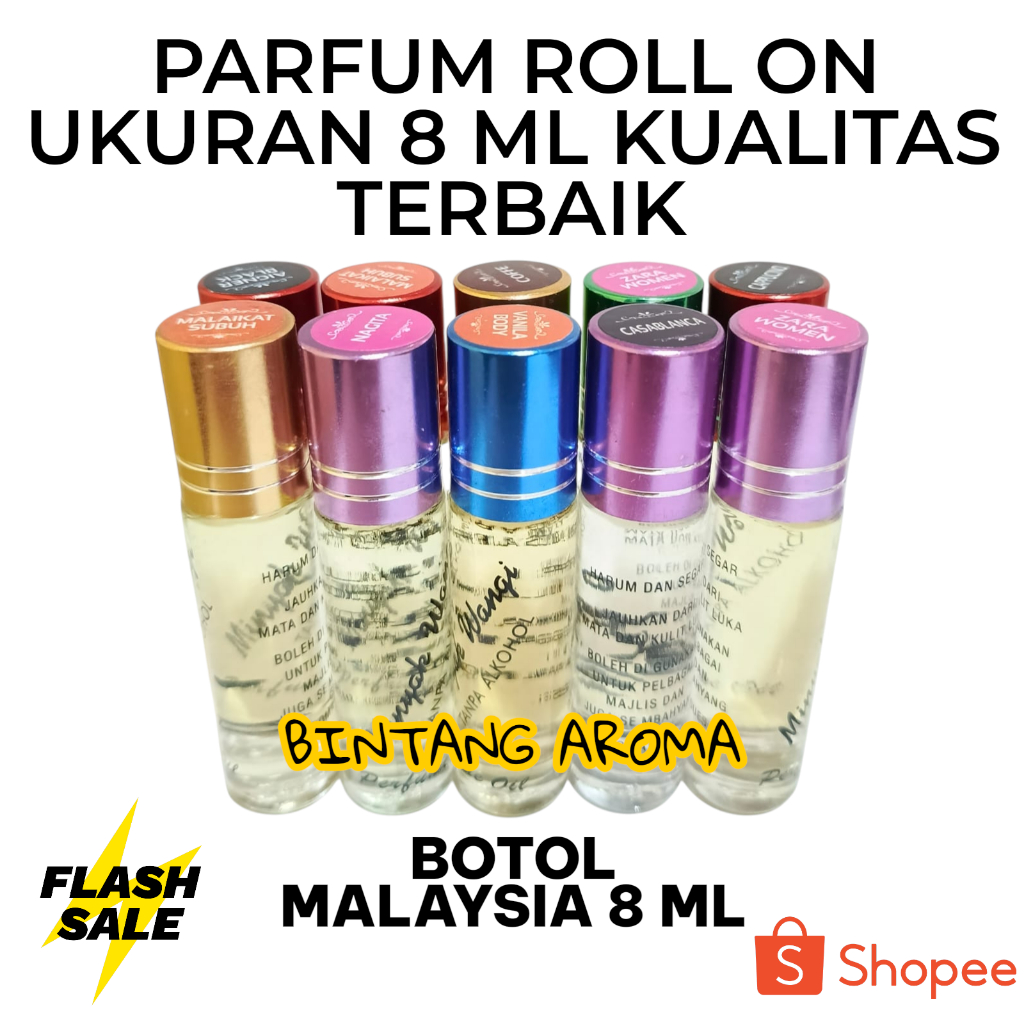 Jual PARFUM [ROLL ON 8ML] FULL BIBIT BANYAK PILIHAN AROMA BESTSELLER ...