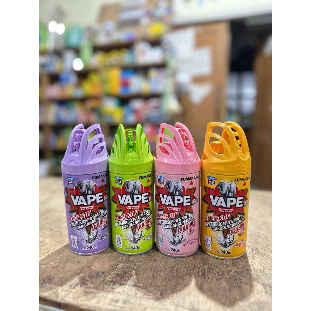 Jual FUMAKILLA VAPE AEROSOL OBAT NYAMUK SEMPROT 240ml | Shopee Indonesia