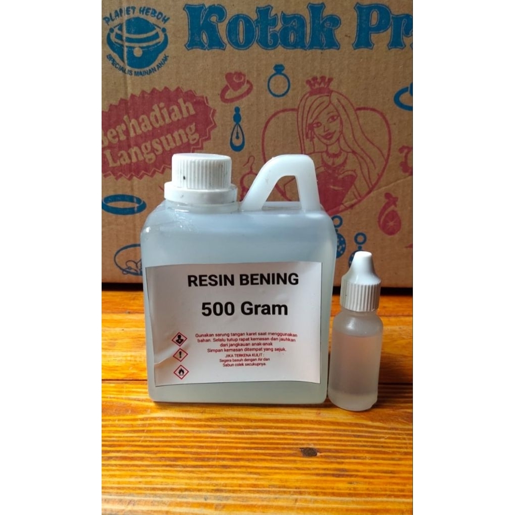 Jual Resin Bening 500Gram +Katalis | Shopee Indonesia