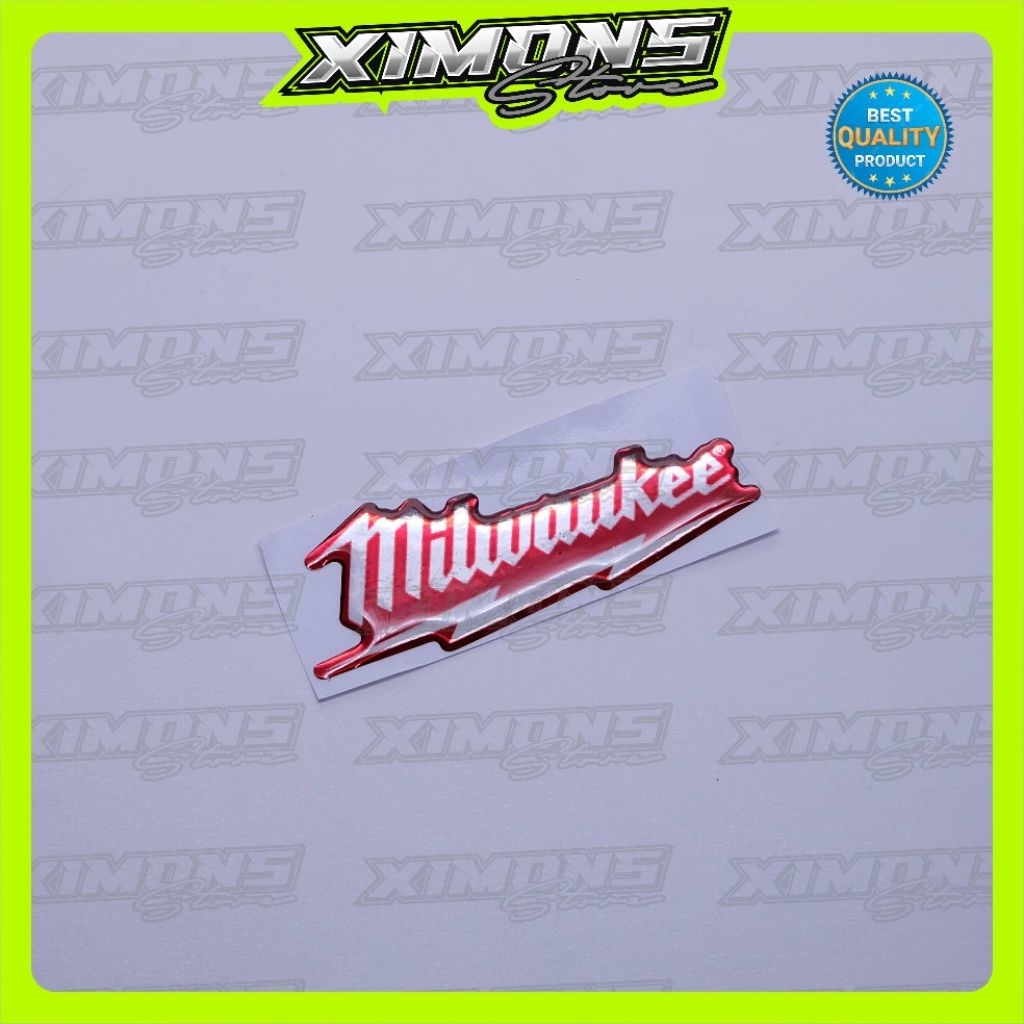 Jual Emblem logo milwaukee / emblem timbul milwaukee / sticker ...