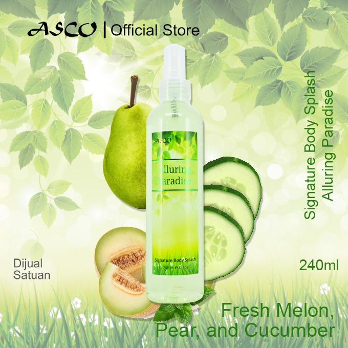 Jual [ Melon Cucumber ] Asco Body Splash ALLURING PARADISE 240ml ...