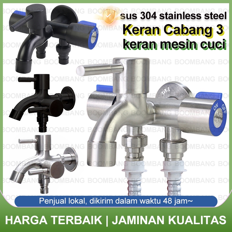Jual Kran Cabang Shower/Kran Kamar Mandi/Keran Mesin Cuci/Keran ...