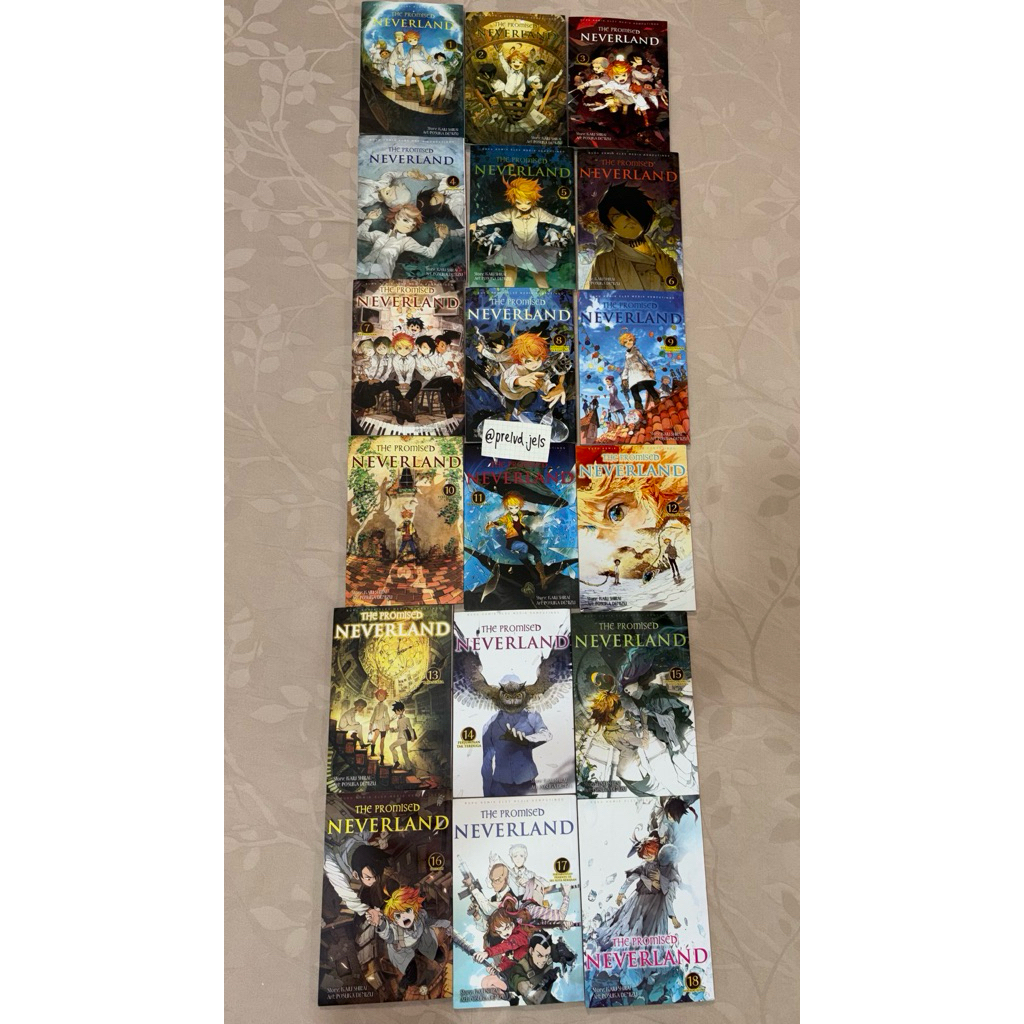 Jual THE PROMISED NEVERLAND VOL 1-18 (INDONESIAN)(ORI)(SECONDHAND ...