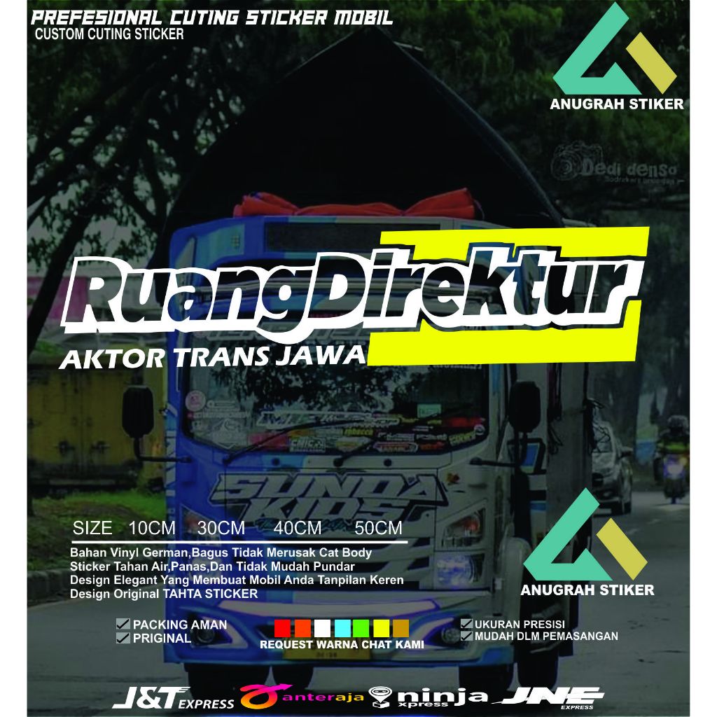 Jual STICKER CUTTING REFLECTIVE "RUANG DIREKTUR" TERBARU COCOK UNTUK ...