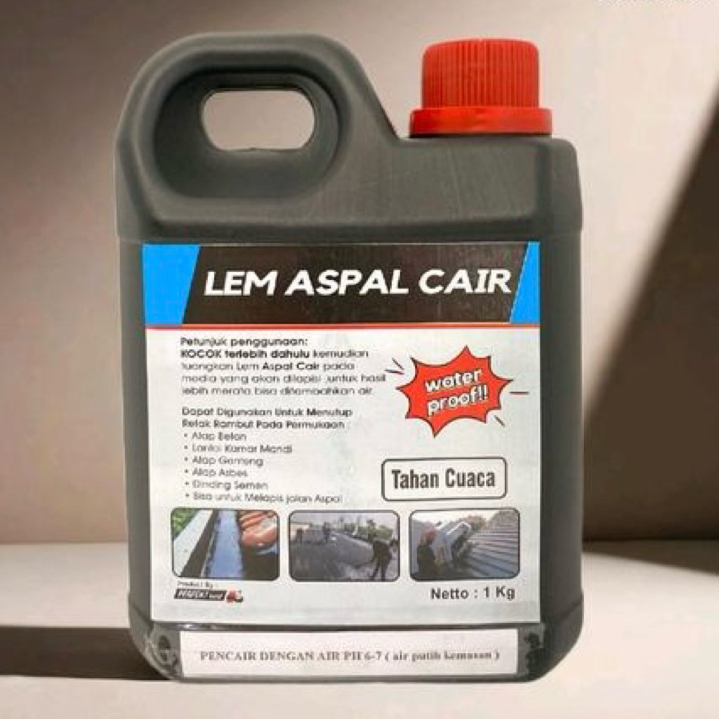 Jual Lem Aspal Cair l Lem Aspal anti rembes anti bocor waterproofing ...