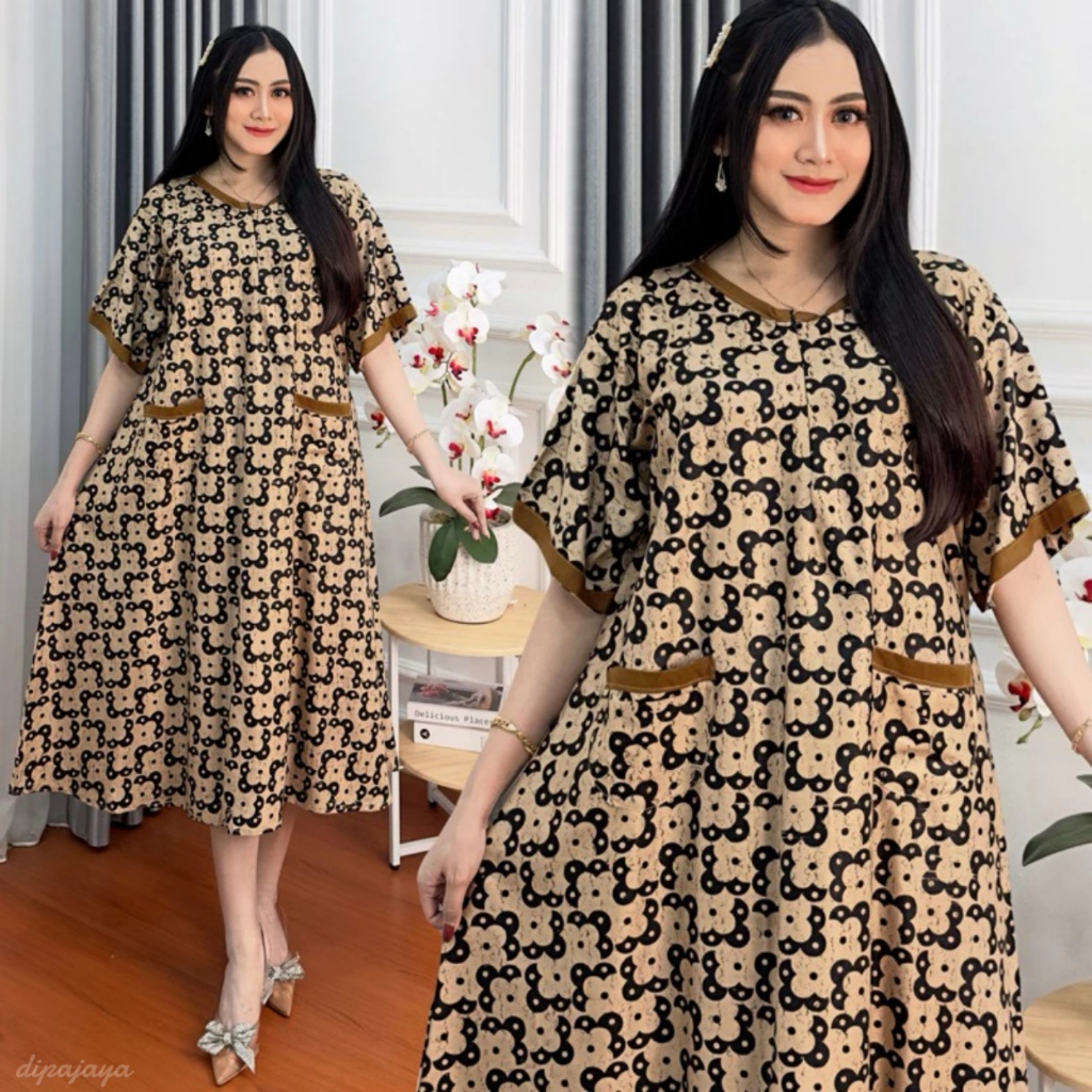 Jual Daster Jumbo Ld 120 Rayon Premium Motif Kekinian Busui Resleting ...