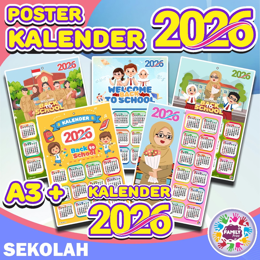 Jual Kalender 2026 - Kalender 2026 Lengkap - Kalender 2026 Murah ...