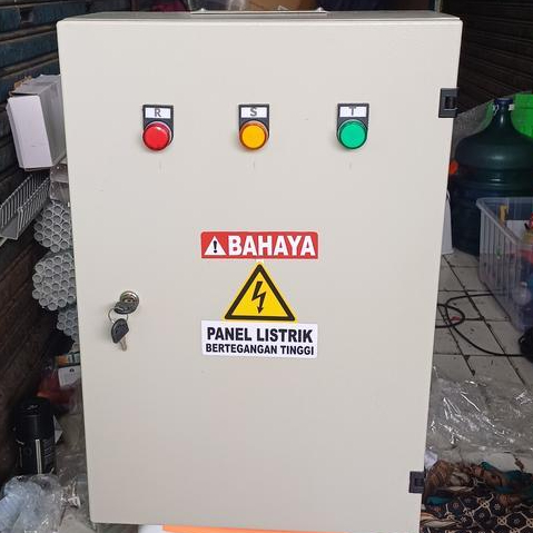 Jual Panel Listrik 3phase 60A Panel Listrik Murah + Timer Theben ...