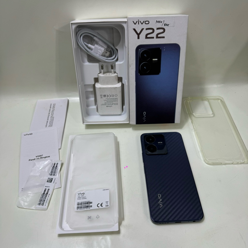 Jual Vivo Y22 4/64gb Fullset Second Garansi Resmi | Shopee Indonesia