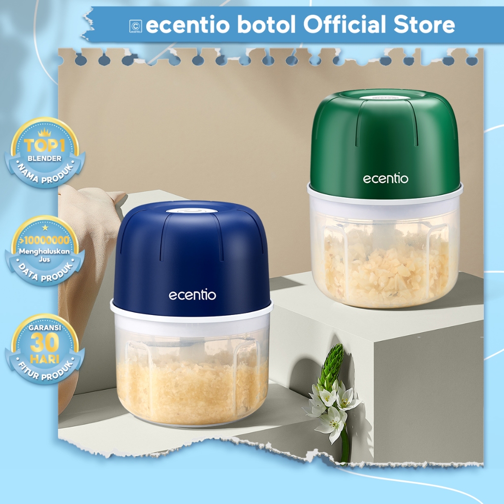 Jual [ K3L] ecentio USB Mini Chopper 6 pisau Blender Portable Gilingan ...