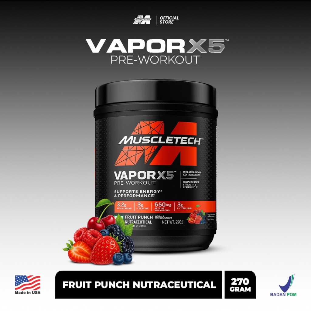 Jual [SPECIAL EDITION] Muscletech Nano Vapor NextGen X5 Preworkout 30 ...