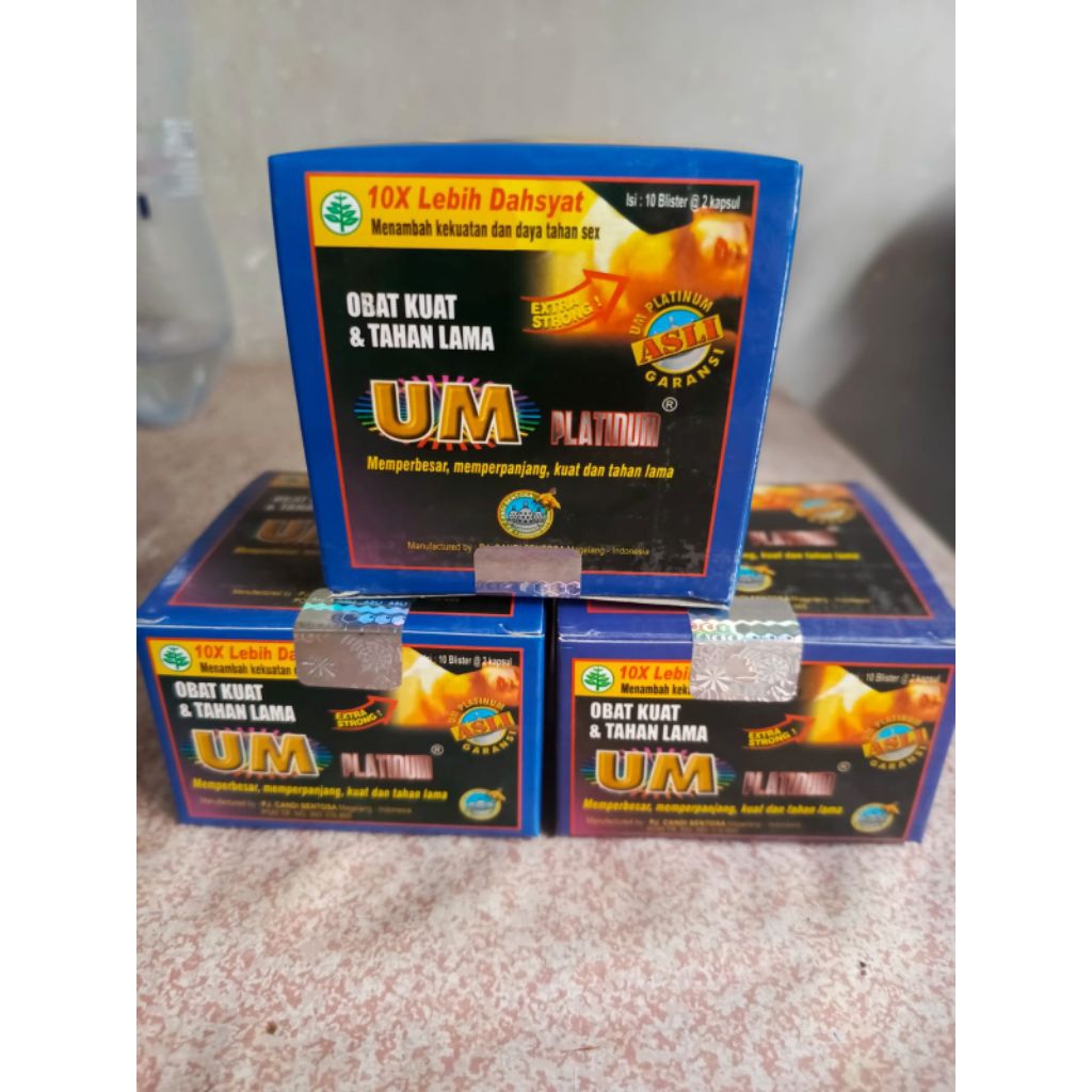 Jual UM PLATINUM Kapsul isi 10 blister dijamin Original | Shopee Indonesia