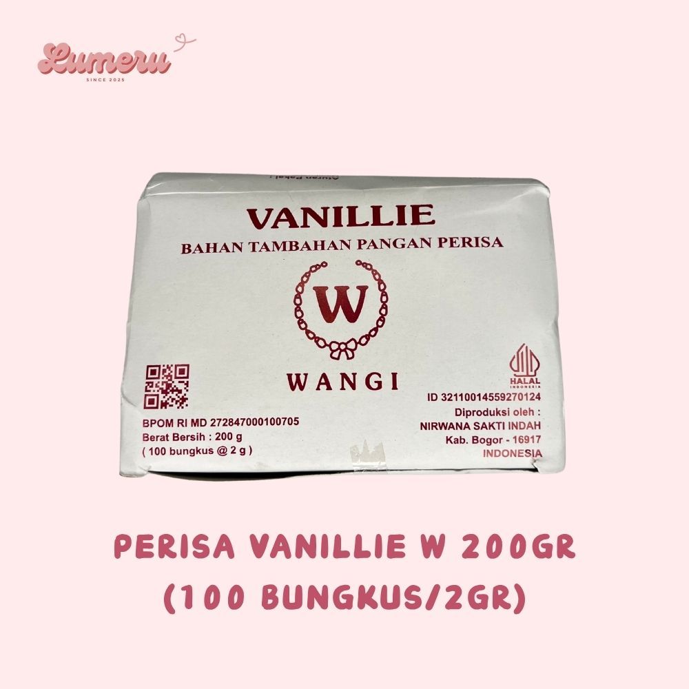 Jual Vanillie W 200gr / Vanili Bubuk W / Isi 100 Saset per Box | Shopee ...