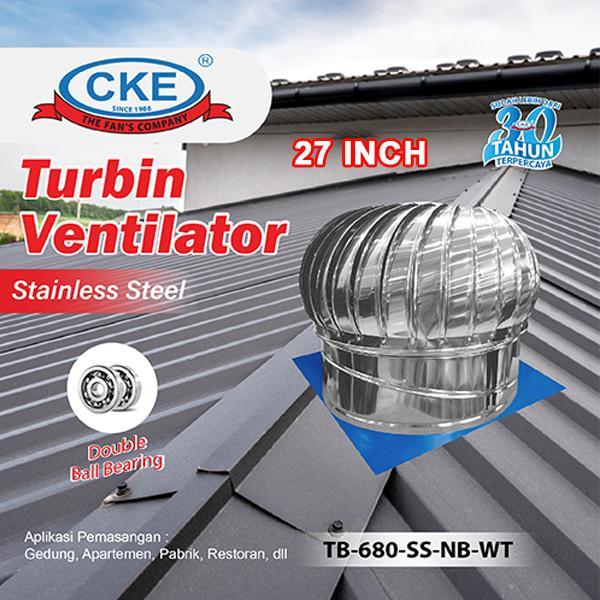 Jual Turbin Ventilator 27 Inch Roof Turbine Fan Ventilasi Atap Rumah ...