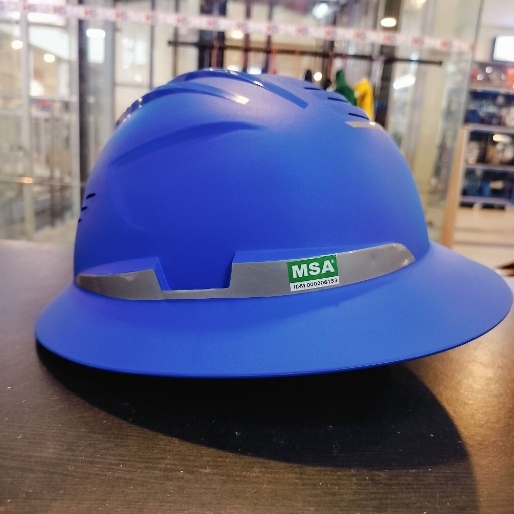 Jual Helm Safety MSA V-guard C1 Fullbrim Fastrak/ Helm MSA Full brim ...