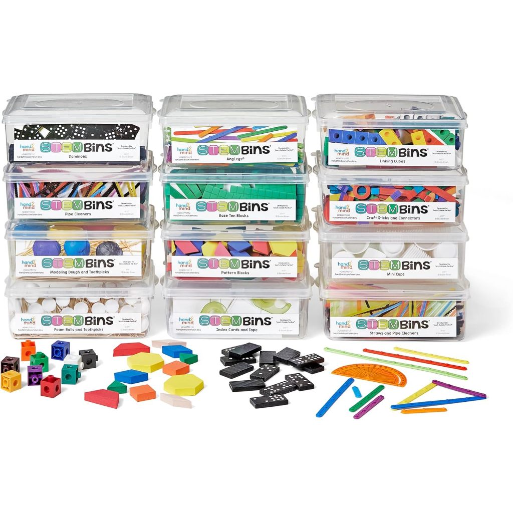 Jual hand2mind STEM Bins Essential Kit by Brooke Brown, STEM Bins for ...