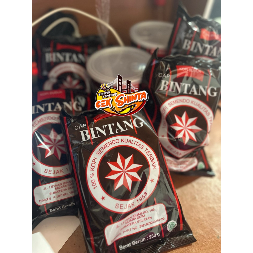 Jual 250gr KOPI BINTANG MUARA ENIM ASLI SEMENDO | Shopee Indonesia