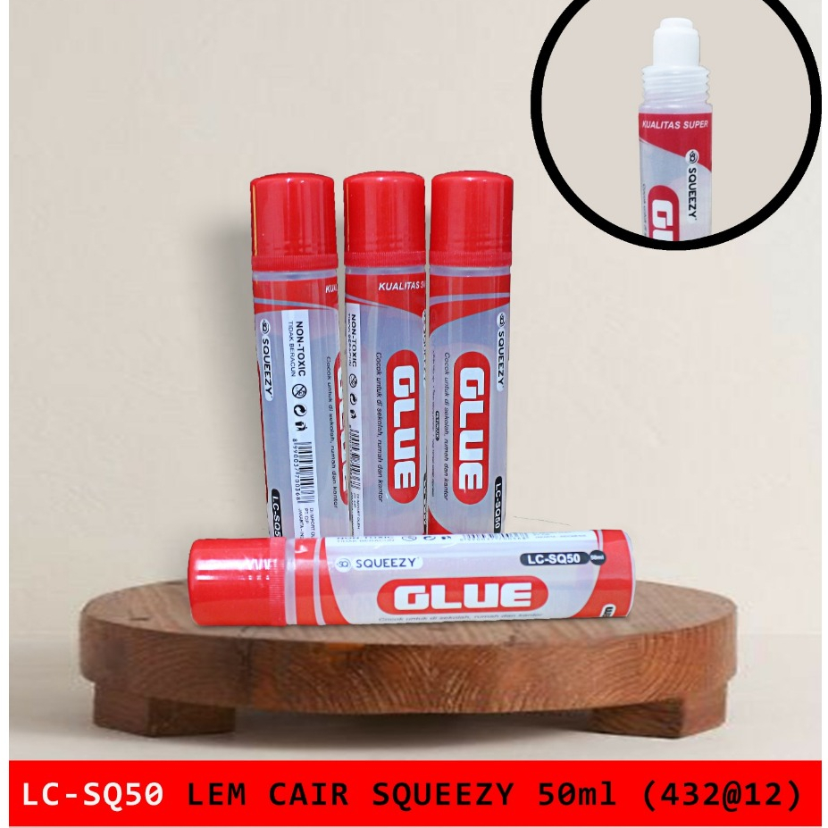 Jual Lem cair, lem kertas 50 ml Squeezy -1 pcs | Shopee Indonesia