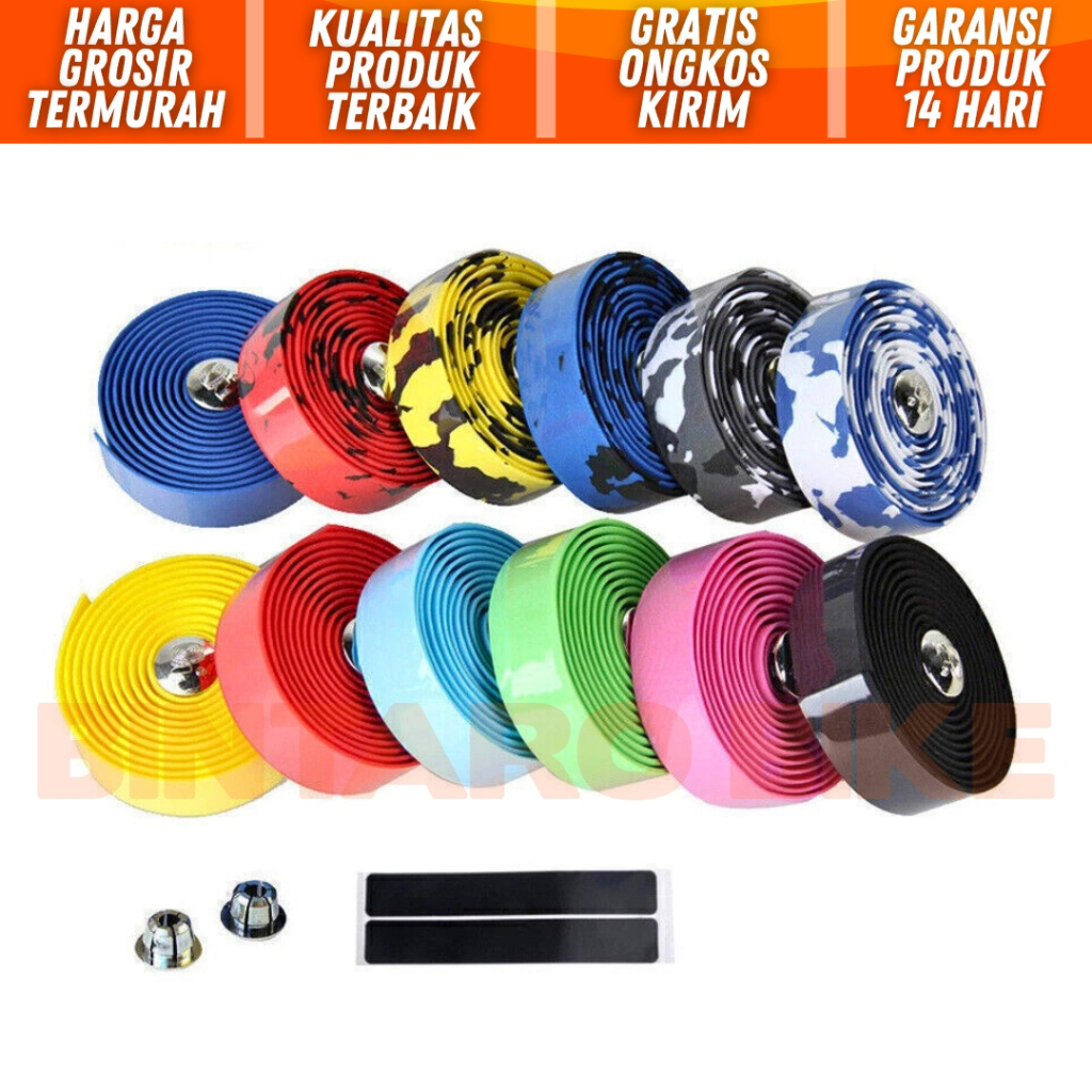 Jual Bartape Handlebar Tape Lilitan Stang Pelapis Stang Sepeda Balap ...