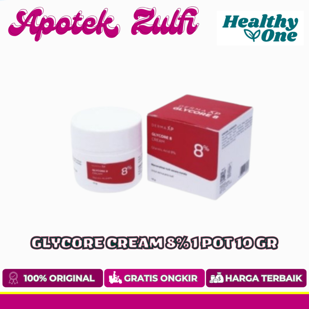 Jual GLYCORE 8% CREAM POT ISI 10G | Shopee Indonesia