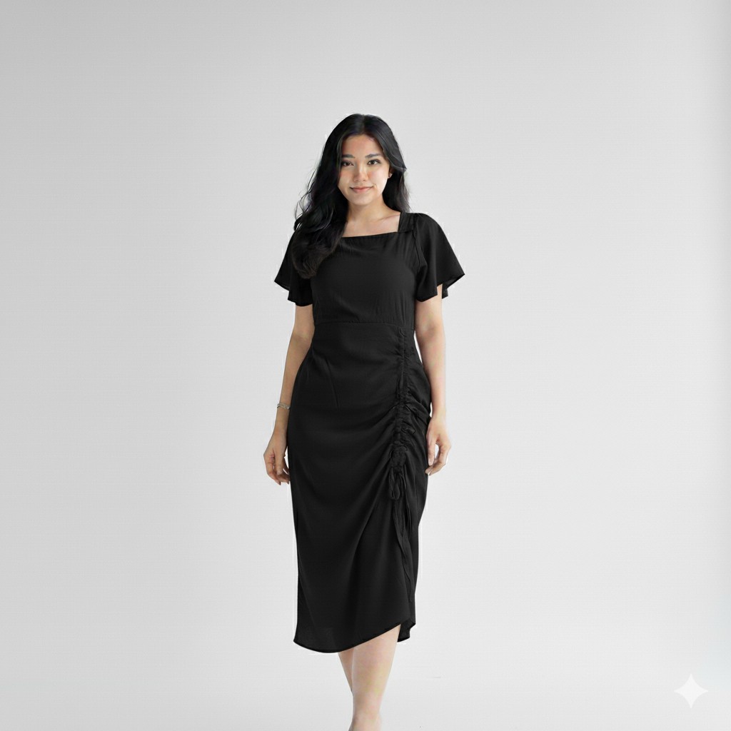 Jual DRESS SERUT LAUREN | Shopee Indonesia