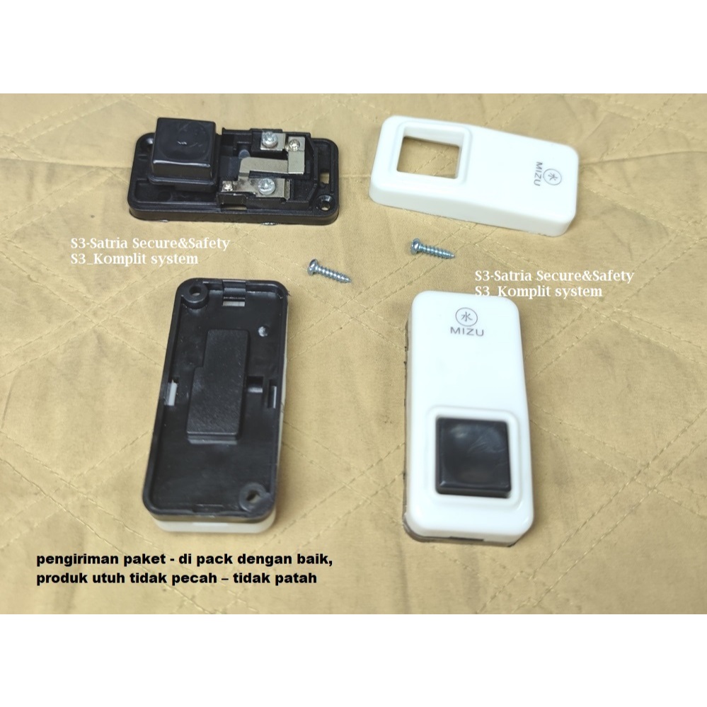 Jual Tombol EXIT Plastic Push Button standard saklar bel knop bell ...