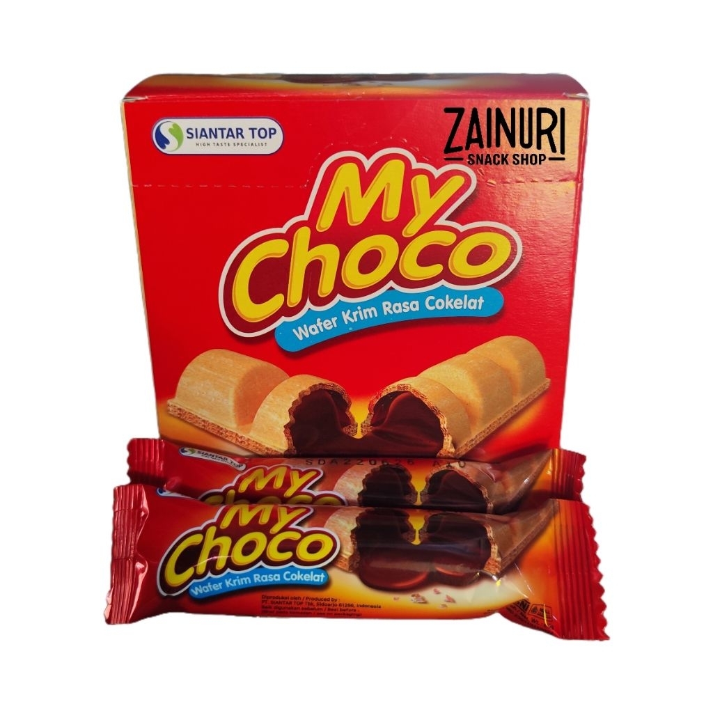 Jual My Choco Wafer Krim Rasa Cokelat – 1 Box Isi 20 Pcs (6.5gr per pcs ...