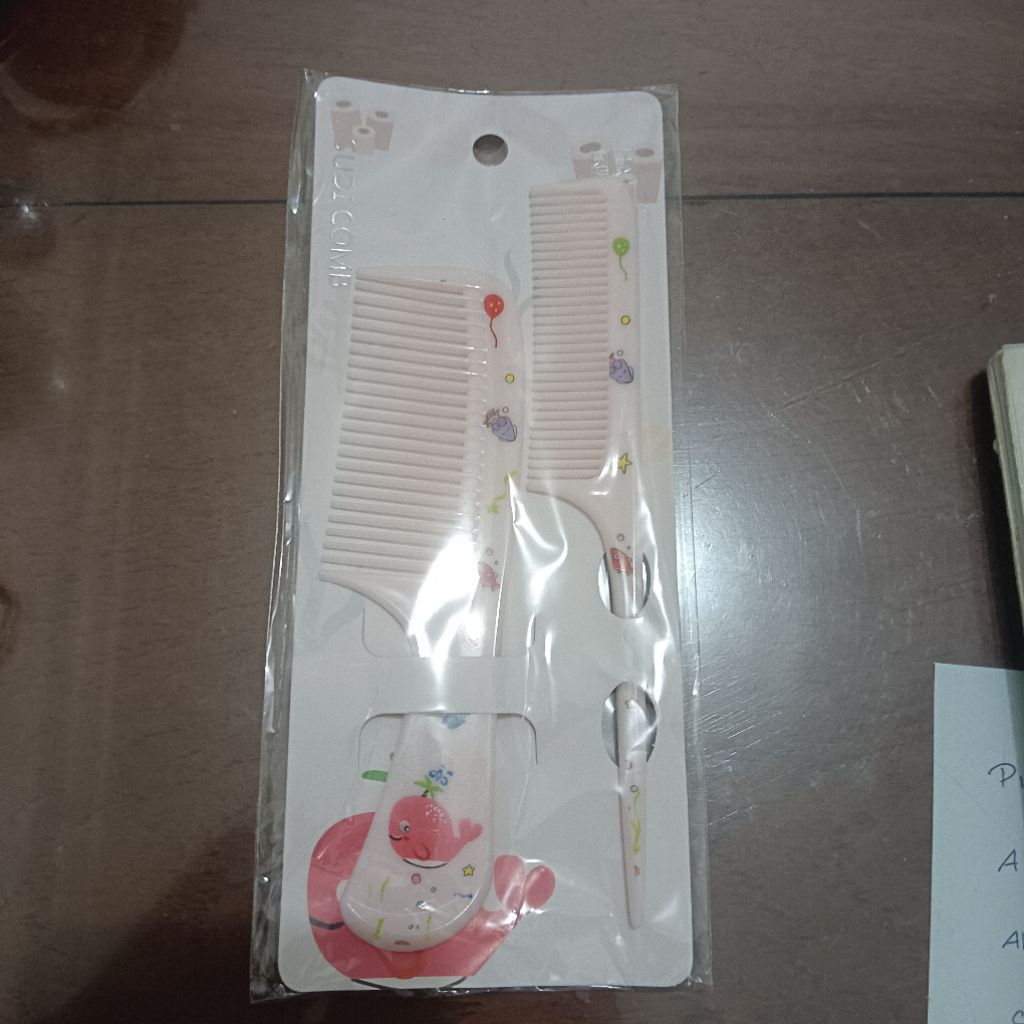 Jual Sisir lucu korean paus warna pink 1Set (2pc) | Shopee Indonesia