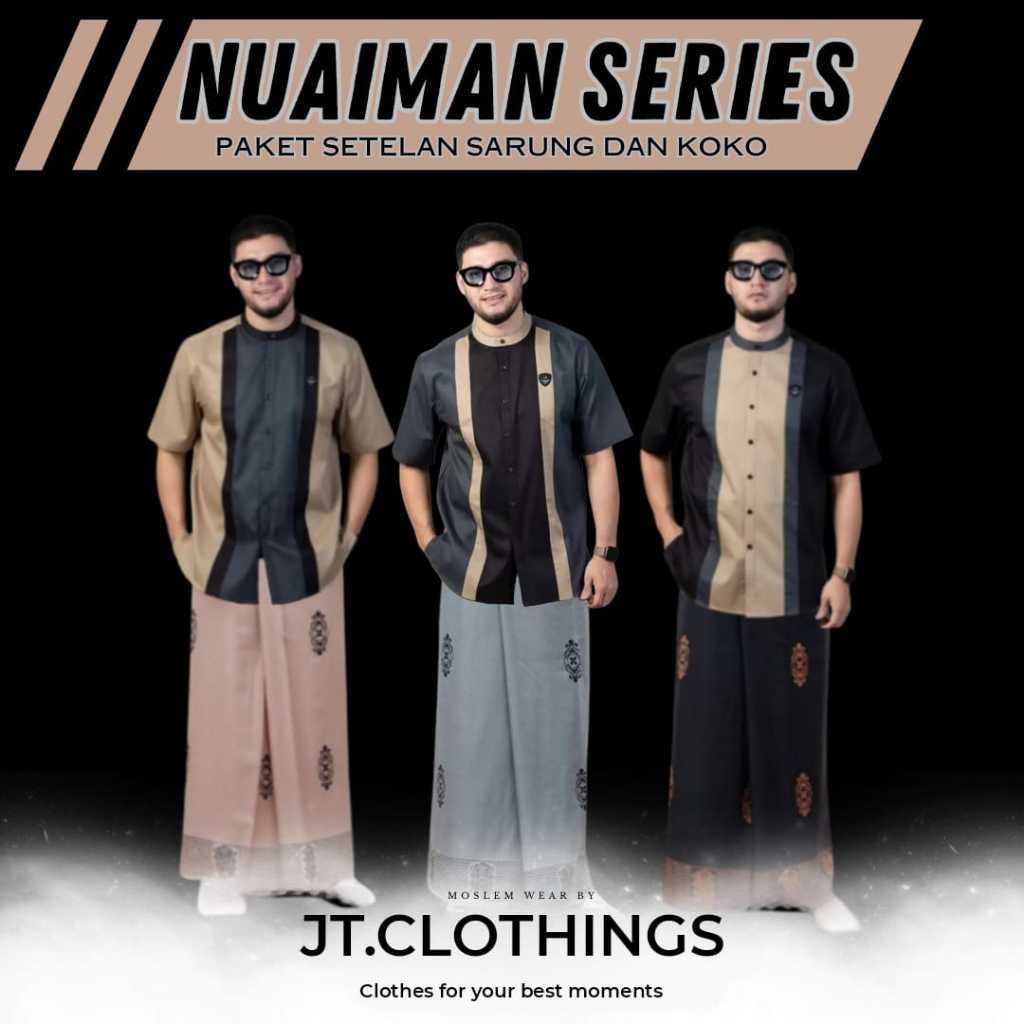 Jual Pakaian Muslim Sarko Premium - Perpaduan Koko Modern & Sarung ...