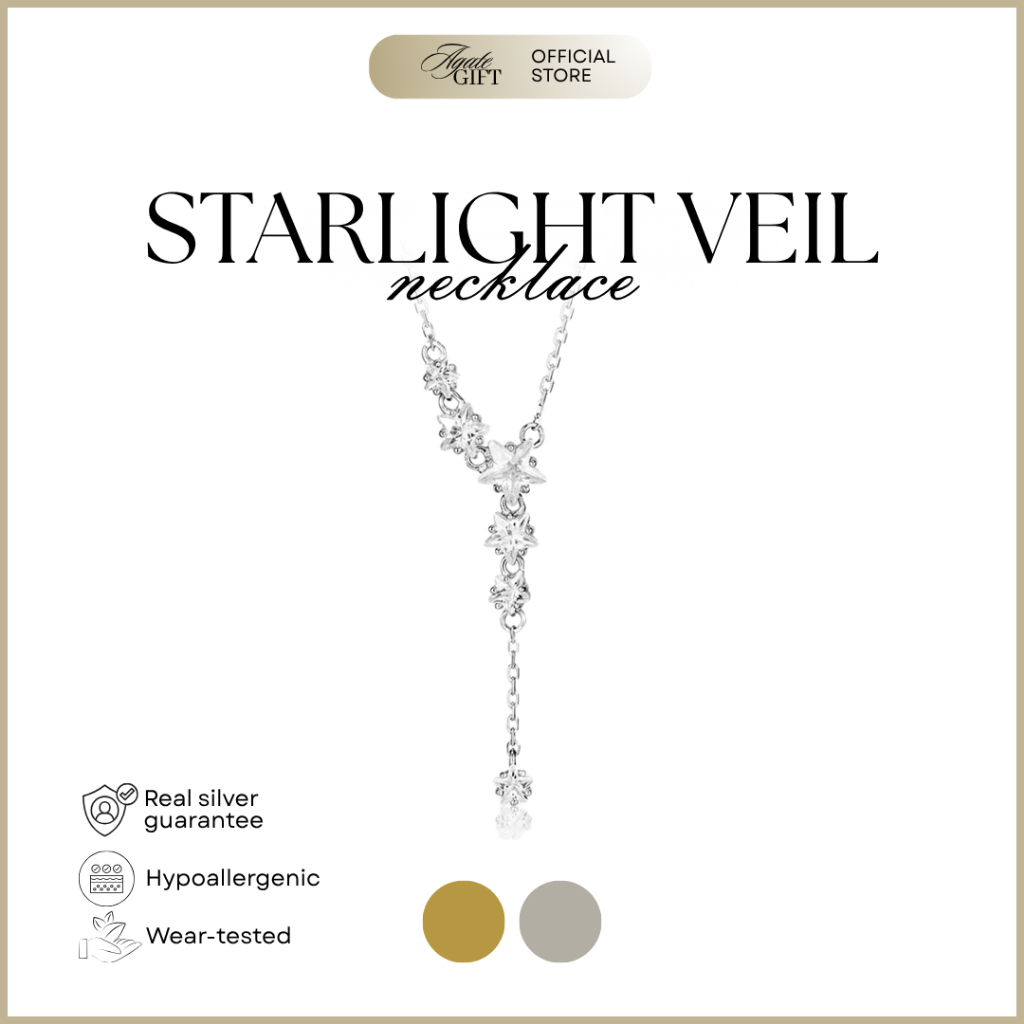 Jual Starlight Veil Necklace - Kalung Bintang - Sterling Silver 925 ...