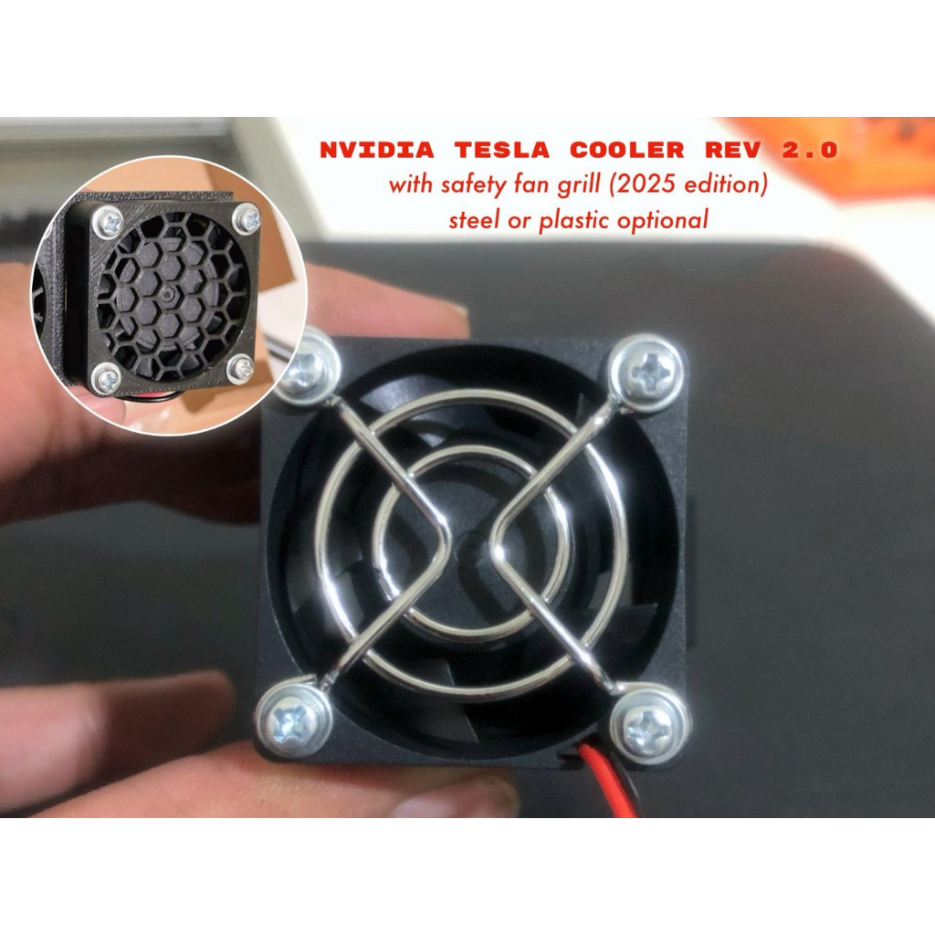 Jual GPU COOLER Nvidia Tesla M4 / P4 / T4 + Single Fan 40mm 12v 2-pin ...