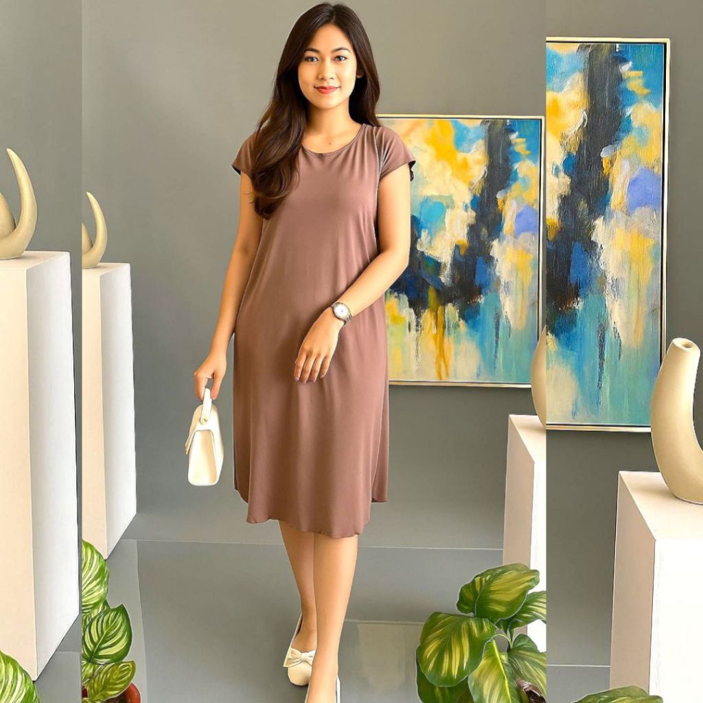 Jual DASTER MIDI POLOS SPANDEK premium MELAR / DRESS PANTAI / DASTER SANTAI Nyaman | Shopee ...