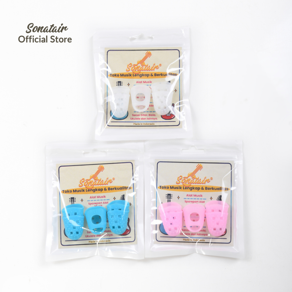 Jual SONATAIR Silikon Pelindung Jari Gitar 5 Pcs Aksesoris Gitar ...