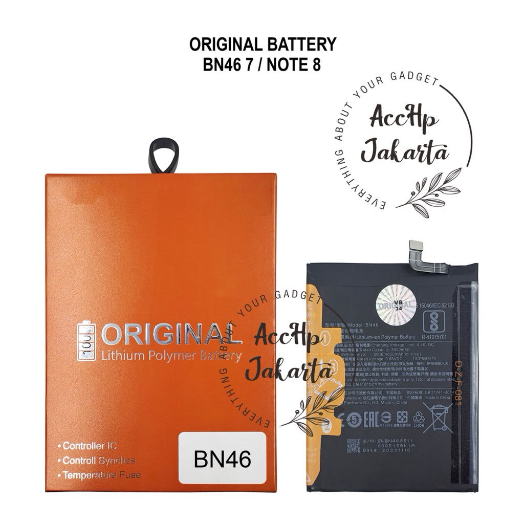 Jual Baterai Batre Redmi Note 8 / Redmi 7 BN 46 Original 100% ...