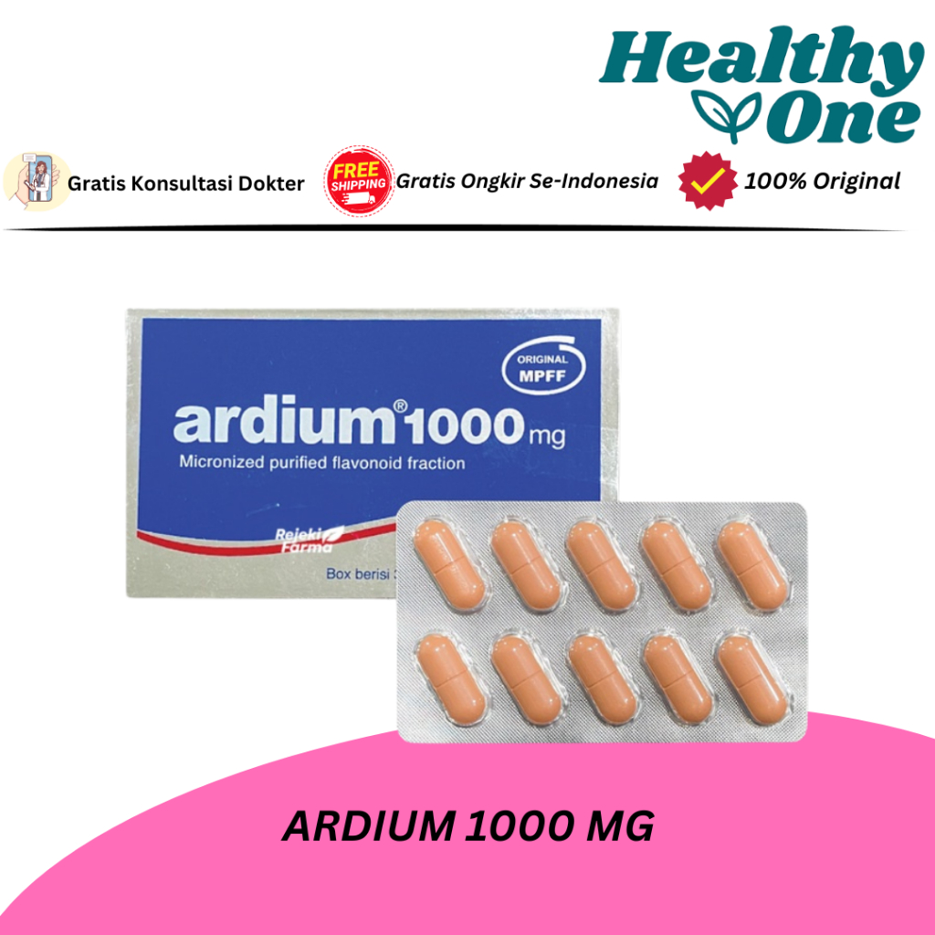 Jual ARDIUM 1000MG 1 STRIP 10 TABLET | Shopee Indonesia