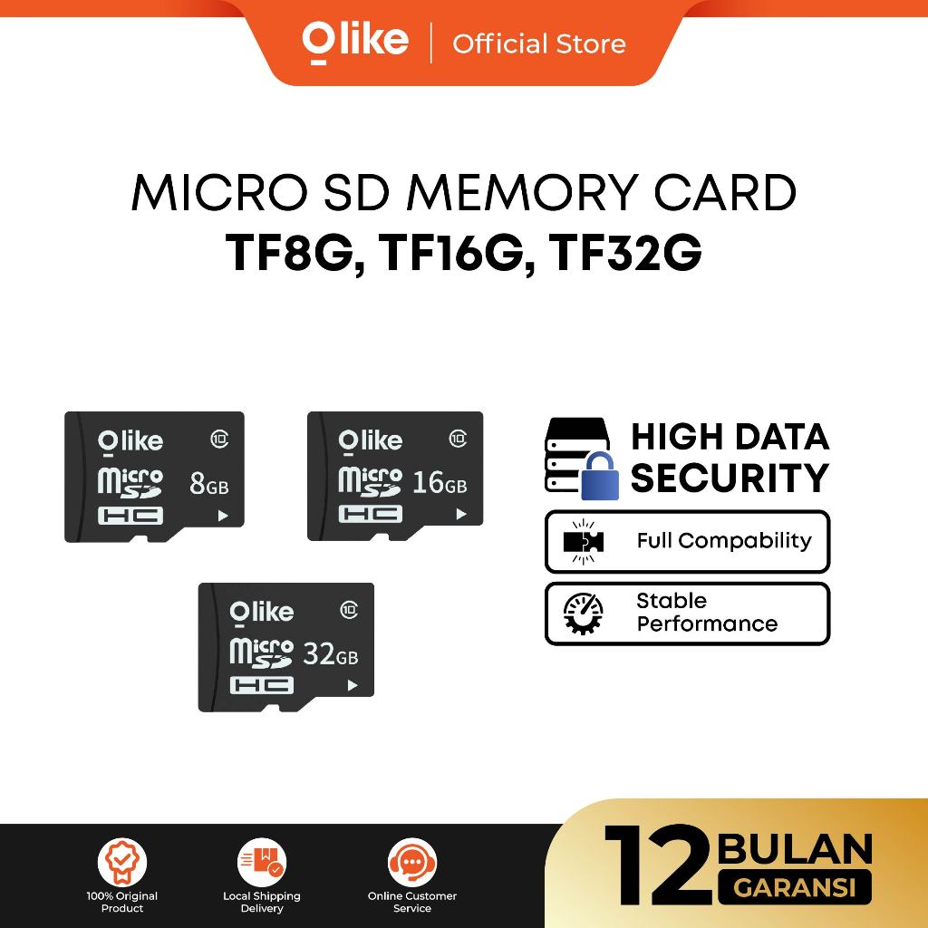 Jual OLIKE Memory Card | Micro SD Class 10 High Speed 4GB 8GB 16GB 32GB ...