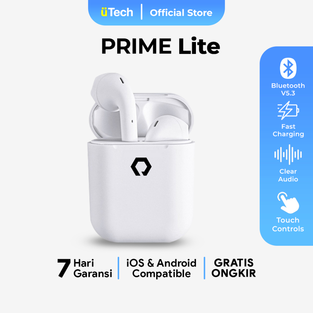 Jual uTech PRIME Lite TWS Lite Series TWS Bluetooth – True Wireless ...